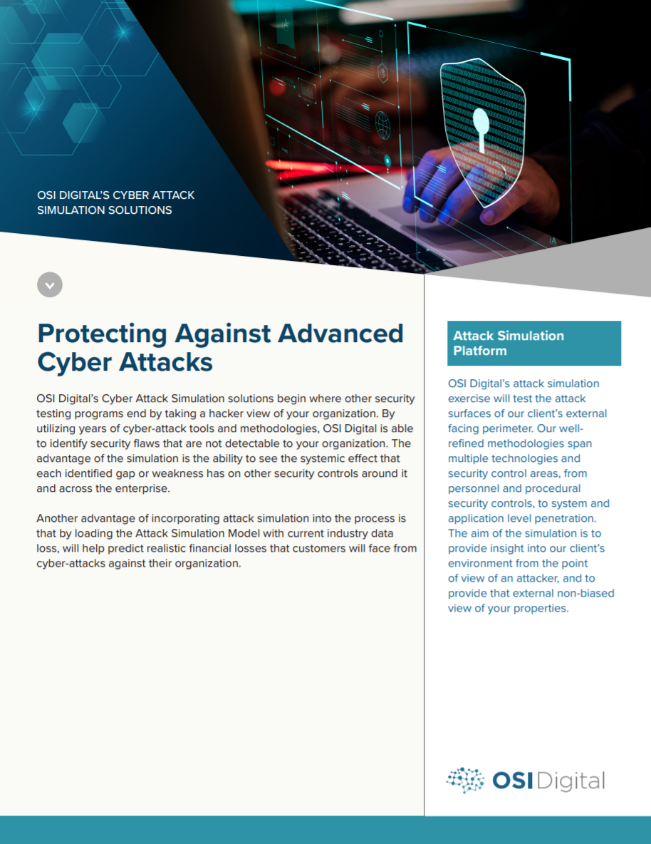 Data Sheet: Cyber Attack Simulation Solutions